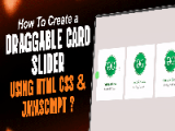 Create A Draggable Card Slider In Html Css Javascript Geeksforgeeks