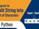 How To Turn String Into List In Python How To Split Word Python