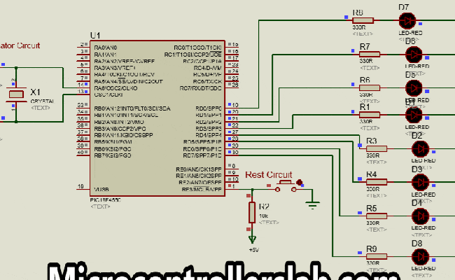 Blinking Led Using Pic Microcontroller Mikroc Pro Otosection