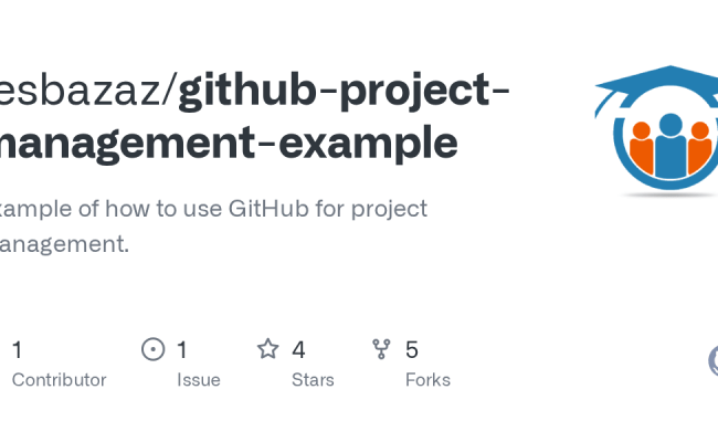 GitHub - Resbazaz/github-project-management-example: Example Of How To ...