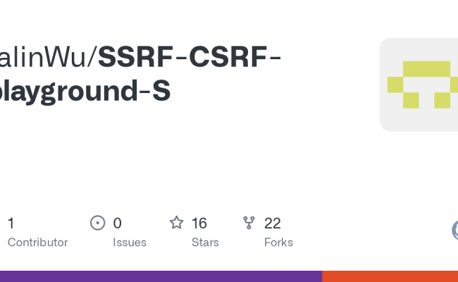 GitHub - JalinWu/SSRF-CSRF-playground-S