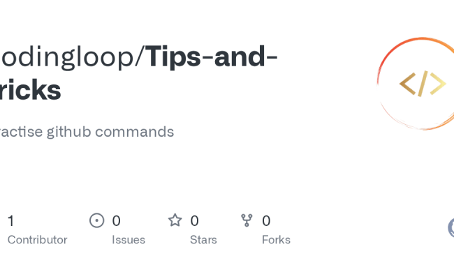 GitHub - Codingloop/Tips-and-tricks: Practise Github Commands