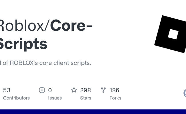 GitHub - Roblox/Core-Scripts: All Of ROBLOX's Core Client Scripts.
