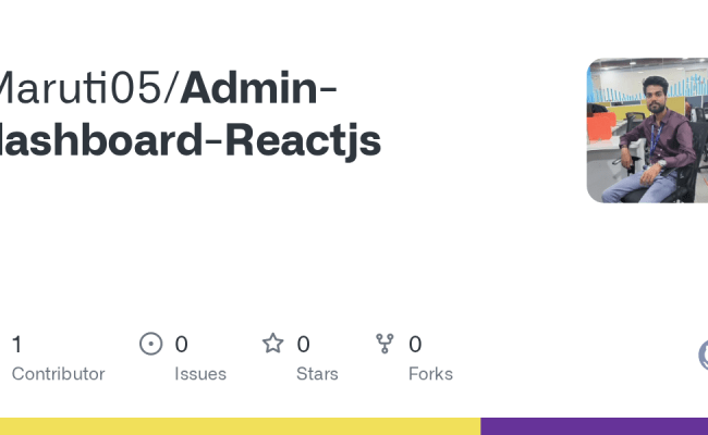 GitHub - Maruti05/Admin-dashboard-Reactjs