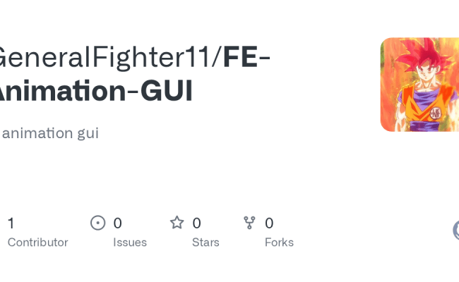 GitHub - GeneralFighter11/FE-Animation-GUI: Fe Animation Gui