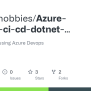 GitHub - Devopshobbies/Azure-devops-ci-cd-dotnet-core: Dotnet CI/CD ...