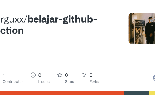 GitHub - Arguxx/belajar-github-action