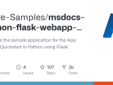 Msdocs Python Flask Webapp Quickstart Azure Yaml At Main Azure