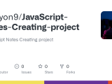 Github Shoyon9 Javascript Notes Creating Project Javascript Notes