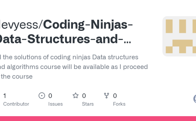 GitHub - Devyess/Coding-Ninjas-Data-Structures-and-algorithms-in-CPP ...
