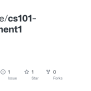 GitHub - Rengrace/cs101-assignment1