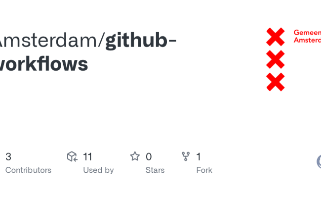GitHub - Amsterdam/github-workflows