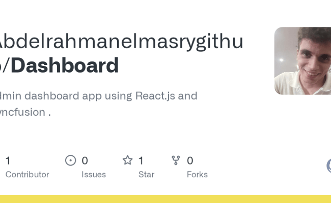 GitHub - Abdelrahmanelmasrygithub/Dashboard: Admin Dashboard App Using ...