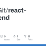 GitHub - ECMGit/react-frontend