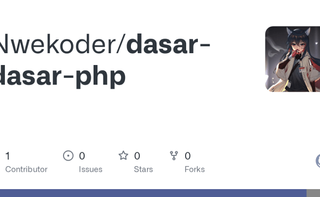 GitHub - Nwekoder/dasar-dasar-php