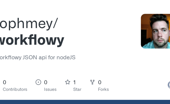 GitHub - Tophmey/workflowy: Workflowy JSON Api For NodeJS