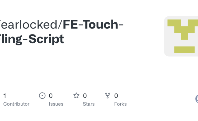 GitHub - Fearlocked/FE-Touch-Fling-Script