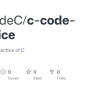 C-code-practice/welcome At Main · CCcodeC/c-code-practice · GitHub