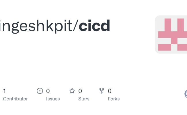 GitHub - Lingeshkpit/cicd
