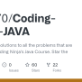 GitHub - Hitsa70/Coding-Ninja-JAVA: This Will Have Solutions To All The ...