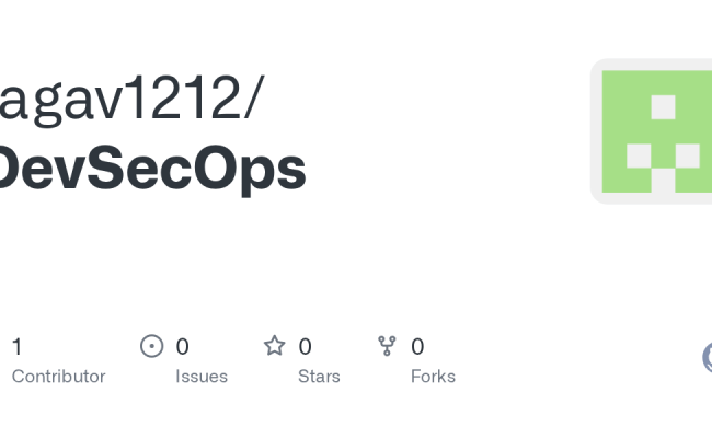 GitHub - Ragav1212/DevSecOps