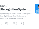 Github Ma Sani Digitrecognitionsystem Ai Codeclause During My
