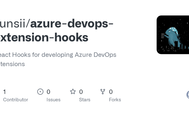 GitHub - Yunsii/azure-devops-extension-hooks: React Hooks For ...
