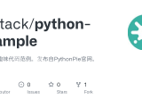 Github Thstack Python Example Python趣味代码范例 发布自pythonpie官网