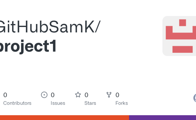 GitHub - GitHubSamK/project1