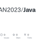 GitHub - PeterAN2023/Java