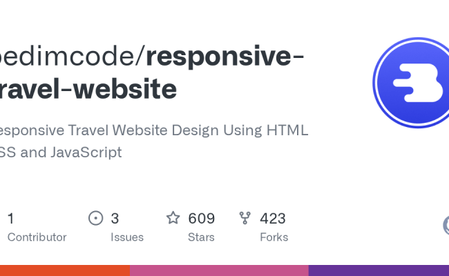 GitHub - Bedimcode/responsive-travel-website: Responsive Travel Website ...