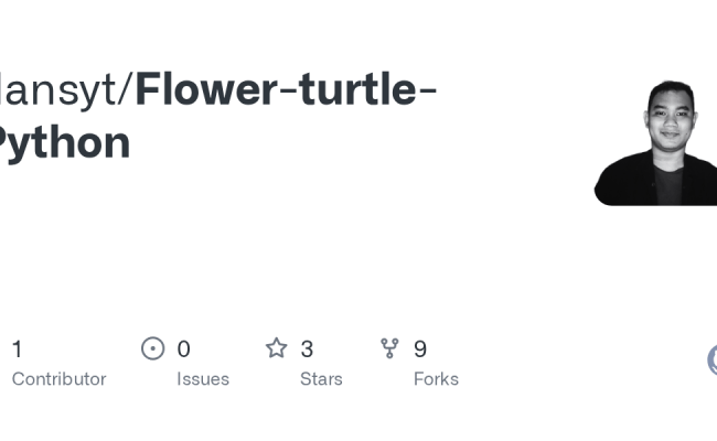 GitHub - Dansyt/Flower-turtle-Python