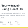 GitHub - SrijaPilli/Tourly-travel-website-using-React-JS: A Dynamic And ...
