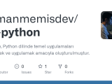 Github Osmanmemisdev Ilk Python Bu Proje Python Dilinde Temel