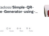 Github Reetadoss Simple Qr Code Generator Using Html Css Js