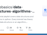 Github Codebasics Data Structures Algorithms Python This Tutorial