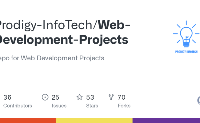 GitHub - Prodigy-InfoTech/Web-Development-Projects: Repo For Web ...