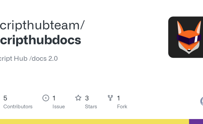 GitHub - Scripthubteam/scripthubdocs: Script Hub /docs 2.0
