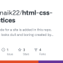 GitHub - Yashsarnaik22/html-css-JS-practices: The Starting Code For A ...