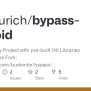 GitHub - Alaneurich/bypass-android: Android Library Project With Pre ...