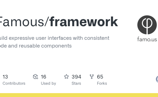 GitHub - Famous/framework: Build Expressive User Interfaces With ...