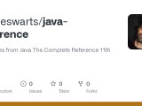 Github Emileswarts Java Reference Examples From Java The Complete