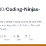 GitHub - Ashu1230/Coding-Ninjas-java: This Repo Provide Coding Ninjas ...