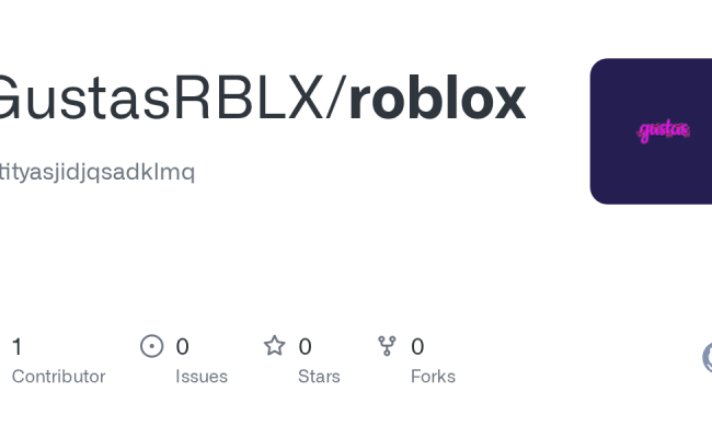GitHub - GustasRBLX/roblox: Intityasjidjqsadklmq
