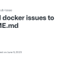 Add Docker Issues To README.md · Issue #4 · Tungbq/find-github-issue ...