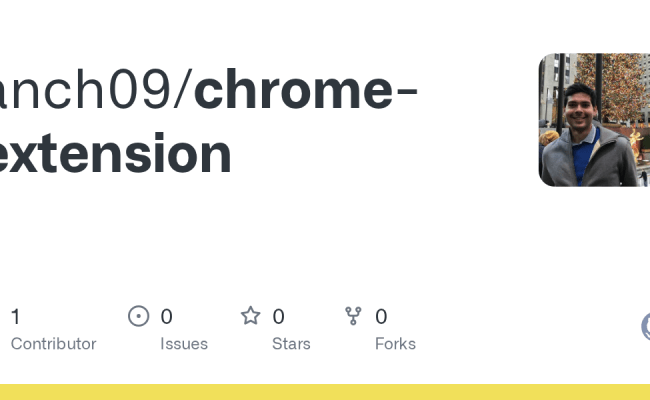 GitHub - Anch09/chrome-extension