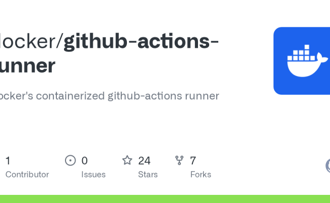 GitHub - Docker/github-actions-runner: Docker's Containerized Github ...