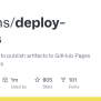 Releases · Actions/deploy-pages · GitHub
