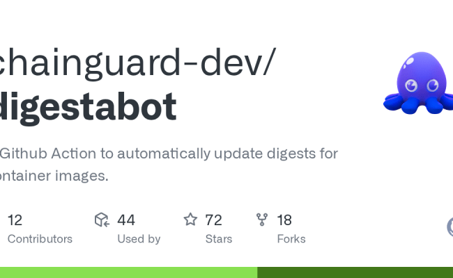 GitHub - Chainguard-dev/digestabot: Github Action To Automatically ...