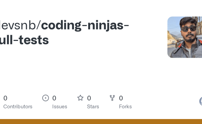 GitHub - Devsnb/coding-ninjas-full-tests